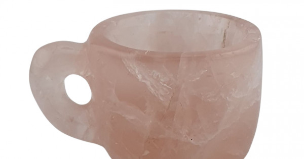 cup in rose quartz