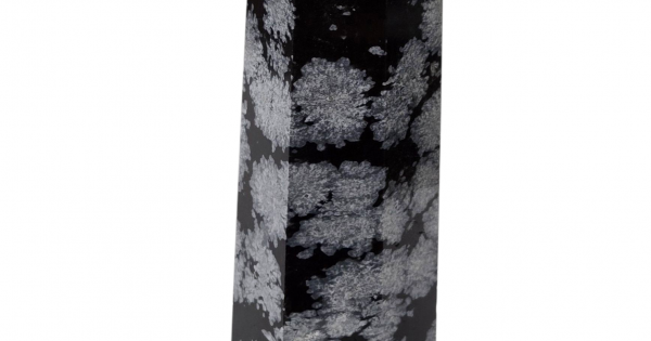 obelisk snow flake obsidian