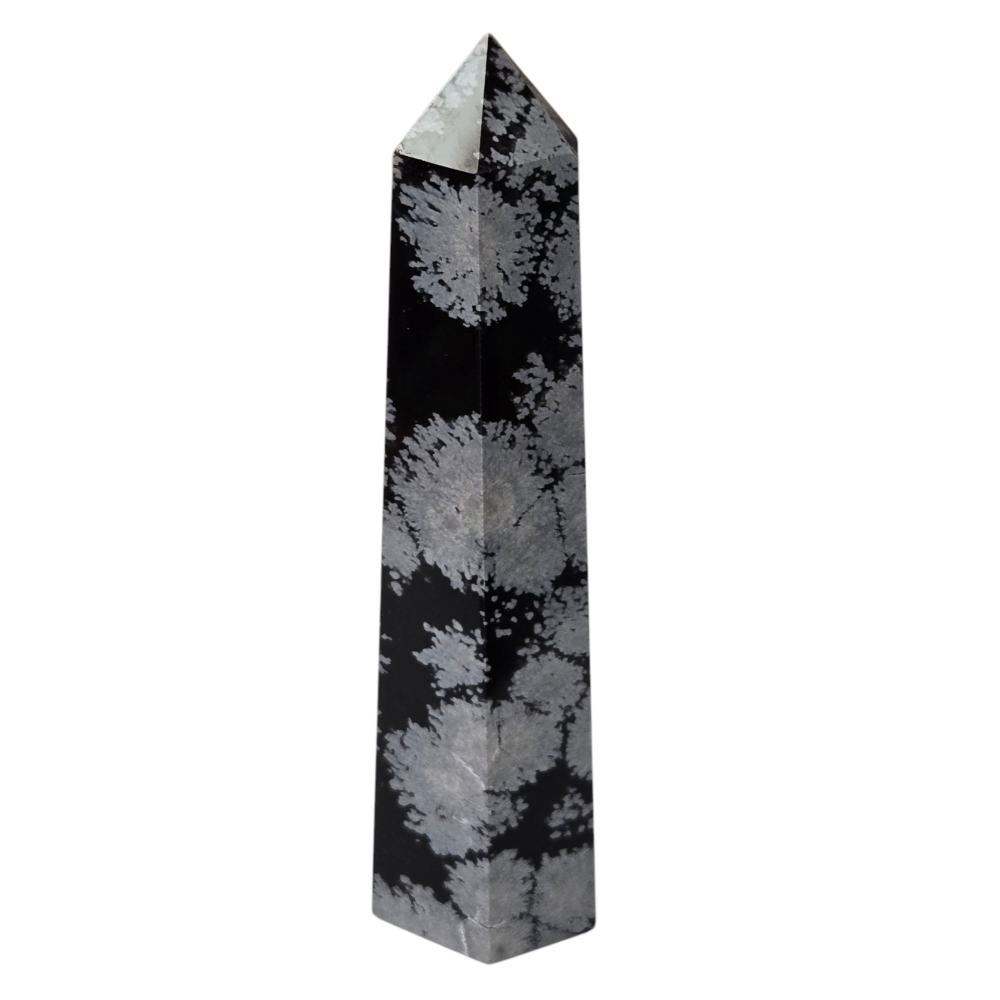 obelisk snow flake obsidian