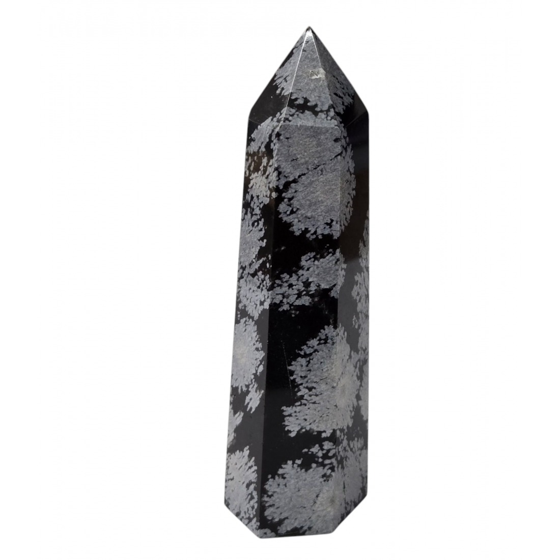 obelisk snow flake obsidian