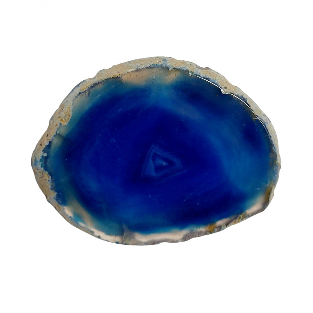 blue agate slice