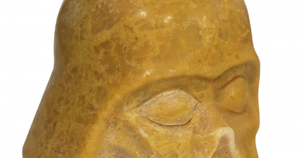 dark vador helmet yellow jasper star wars